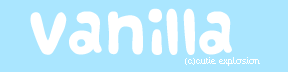 vanilla font by cutieexplosion on DeviantArt