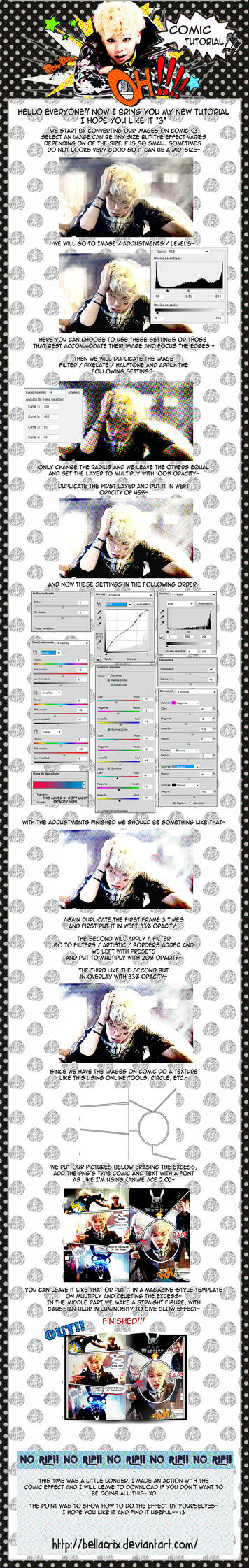 Comic Effect Tutorial by Bellacrix on DeviantArt