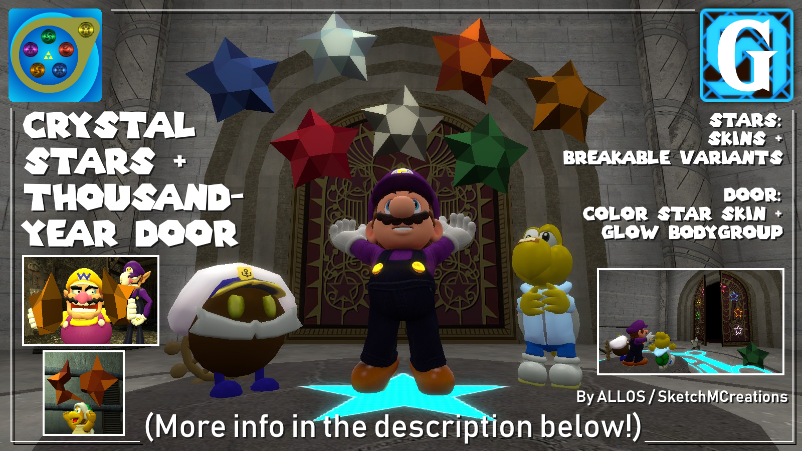 Model - Crystal Stars + The Thousand-Year Door by SecminourTheThird on ...