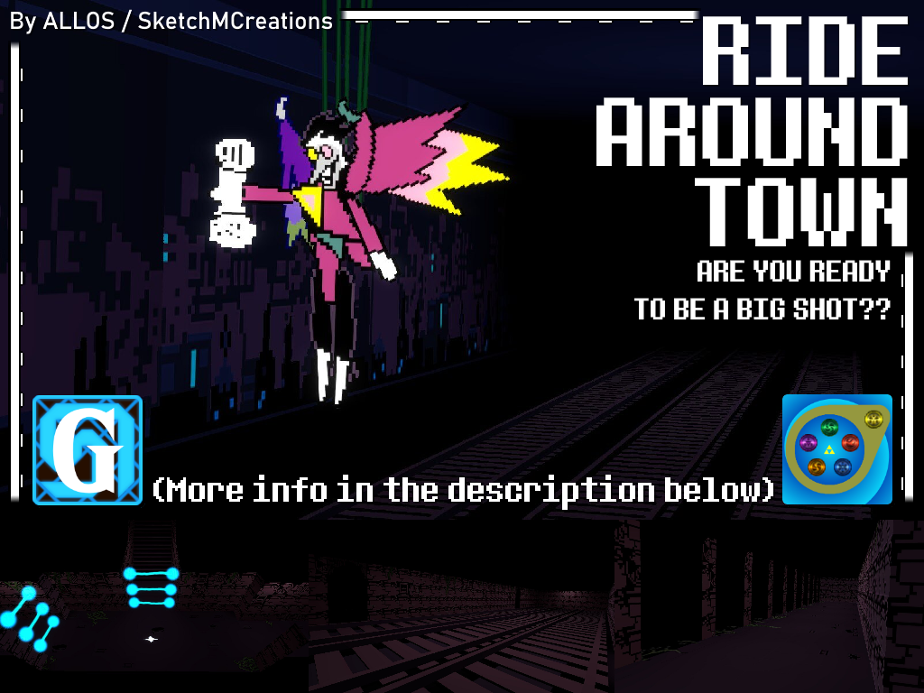 Map - RIDE AROUND TOWN (Deltarune) by SecminourTheThird on DeviantArt