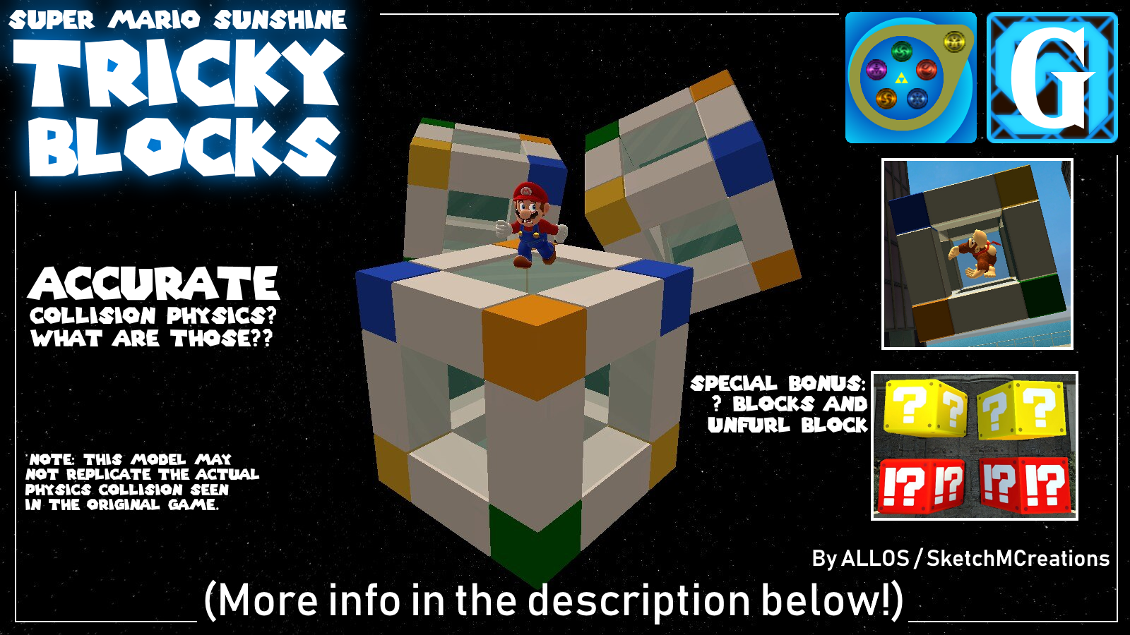 Model - Mario Sunshine Tricky Blocks by SecminourTheThird on DeviantArt