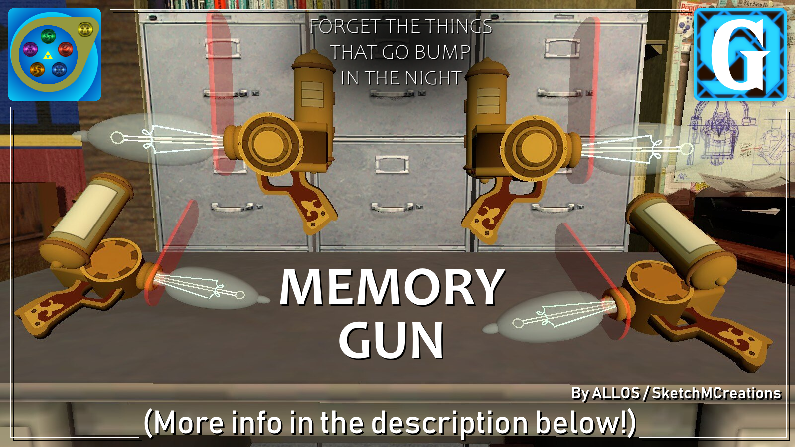 Model - Memory Gun by SecminourTheThird on DeviantArt