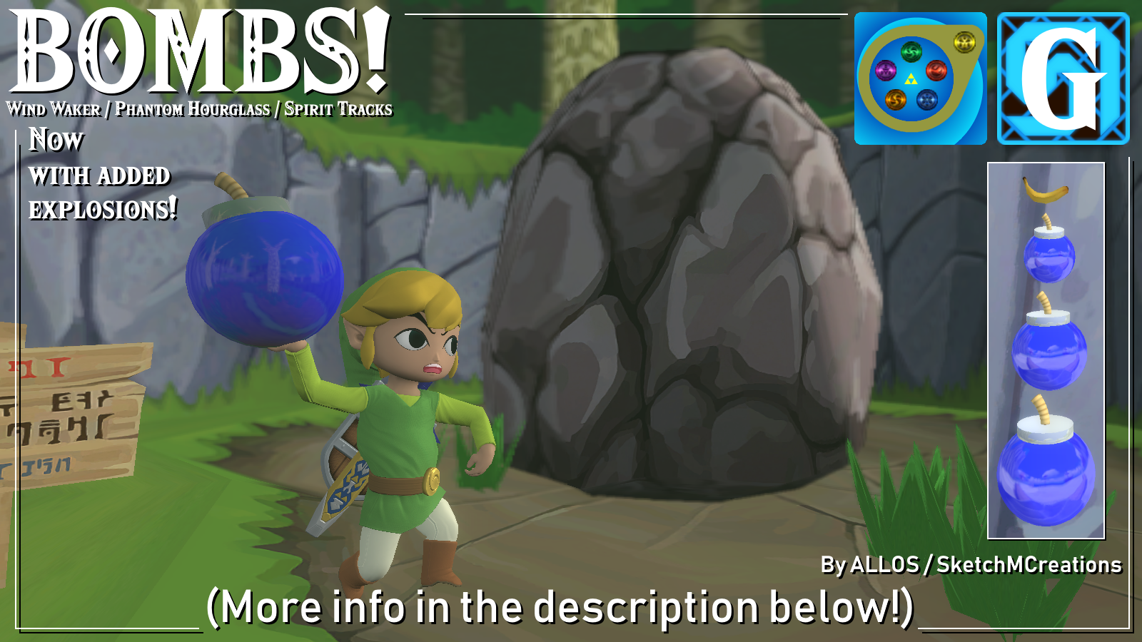 Model - Bombs (Zelda: Wind Waker, et. al) by SecminourTheThird on ...