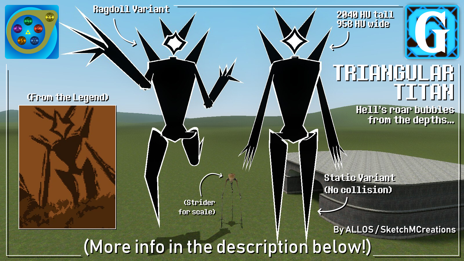 Model - Triangular Titan (Deltarune) by SecminourTheThird on DeviantArt