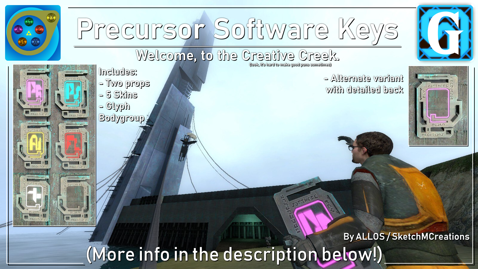 Model - Precursor Software Keys (Subnautica) by SecminourTheThird on ...