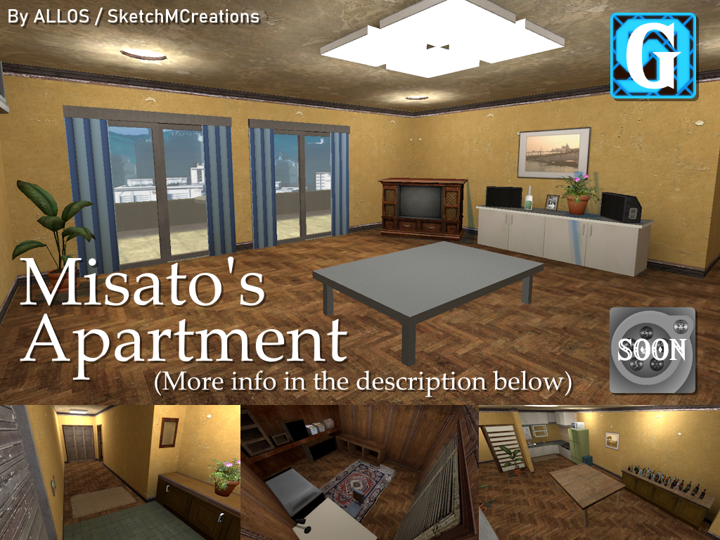 Map - Misato's Apartment (Neon Genesis Evangelion) by SecminourTheThird ...