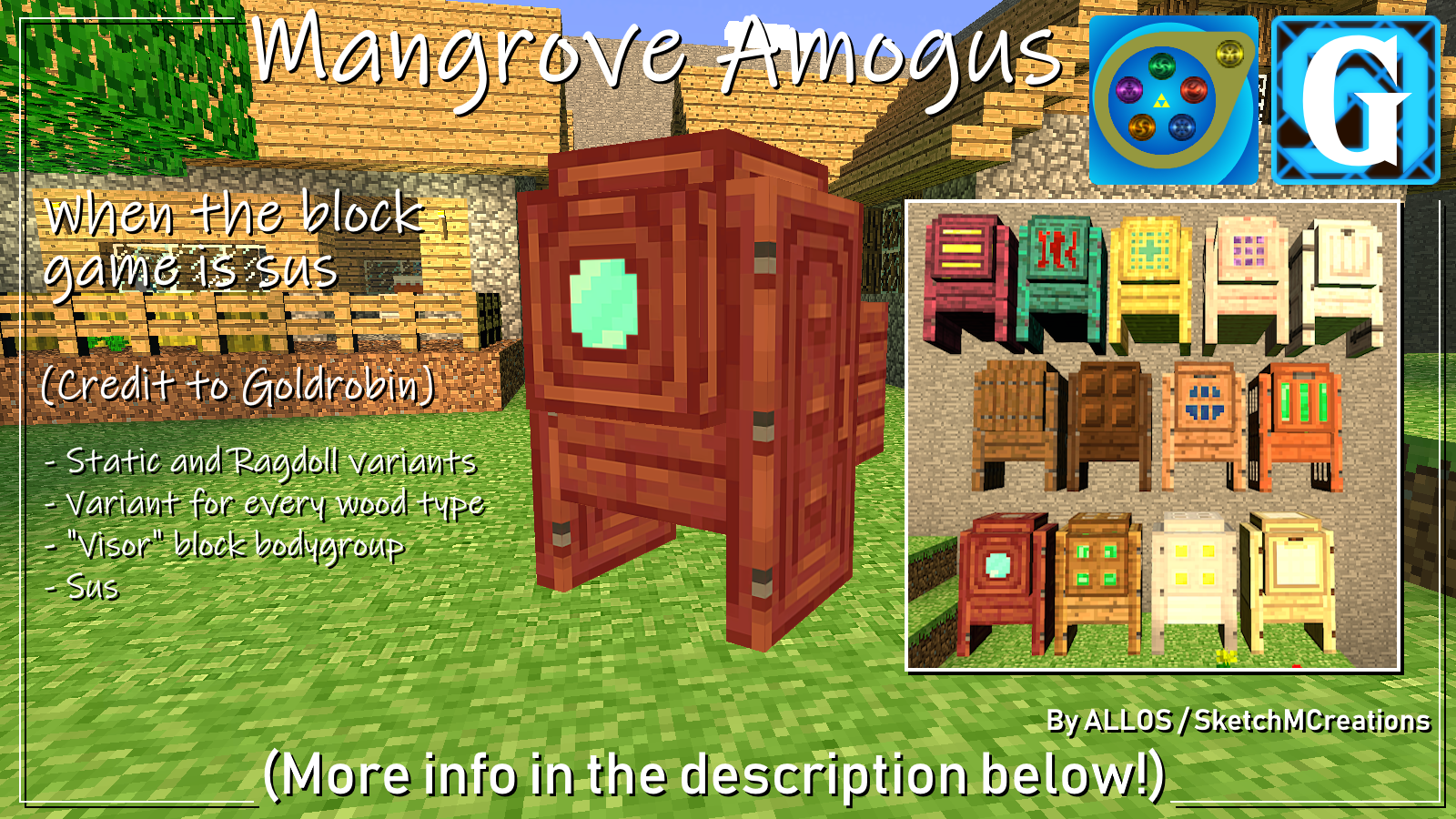 Model - Mangrove Amogus (Minecraft + Among Us) by SecminourTheThird on ...
