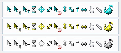 3D Mouse Cursors Pack #1 by marcelinedude364 on DeviantArt