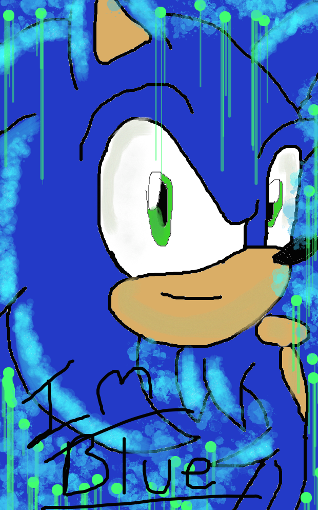 Sonic: Im Blue by TheSilverHedgehog on DeviantArt