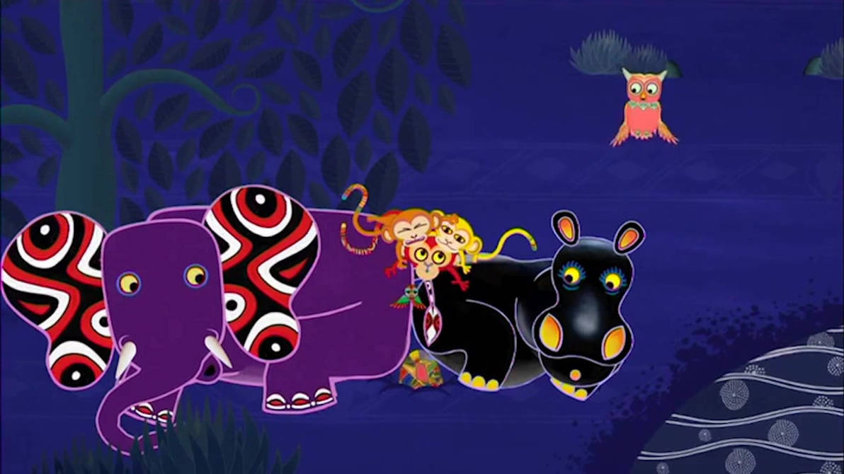 Elephant Hippo Bumps Tickbird (Tinga Tinga Tales) by jayamurat on ...