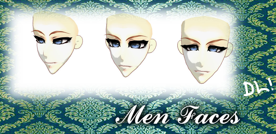 [MMD] Male Faces Edit DL(N:Facials) by DeidaraChanHeart on DeviantArt