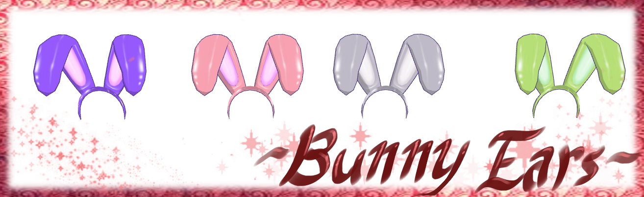 [MMD] Shiny Bunny Ears DL (Added bones_Rigged) by DeidaraChanHeart on ...