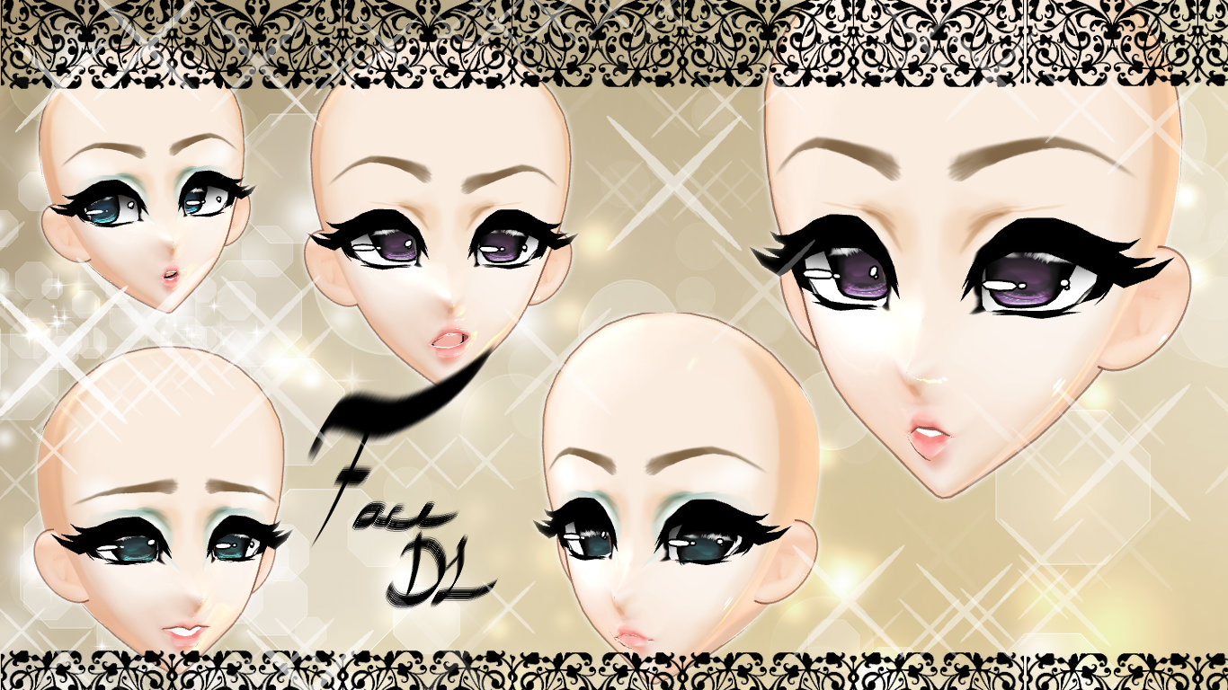[MMD] Face DL by DeidaraChanHeart on DeviantArt