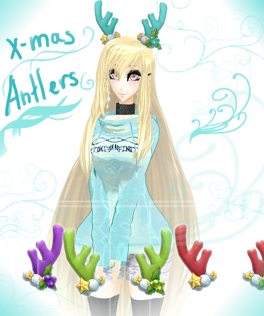 [MMD] Deer Antler DL by DeidaraChanHeart on DeviantArt