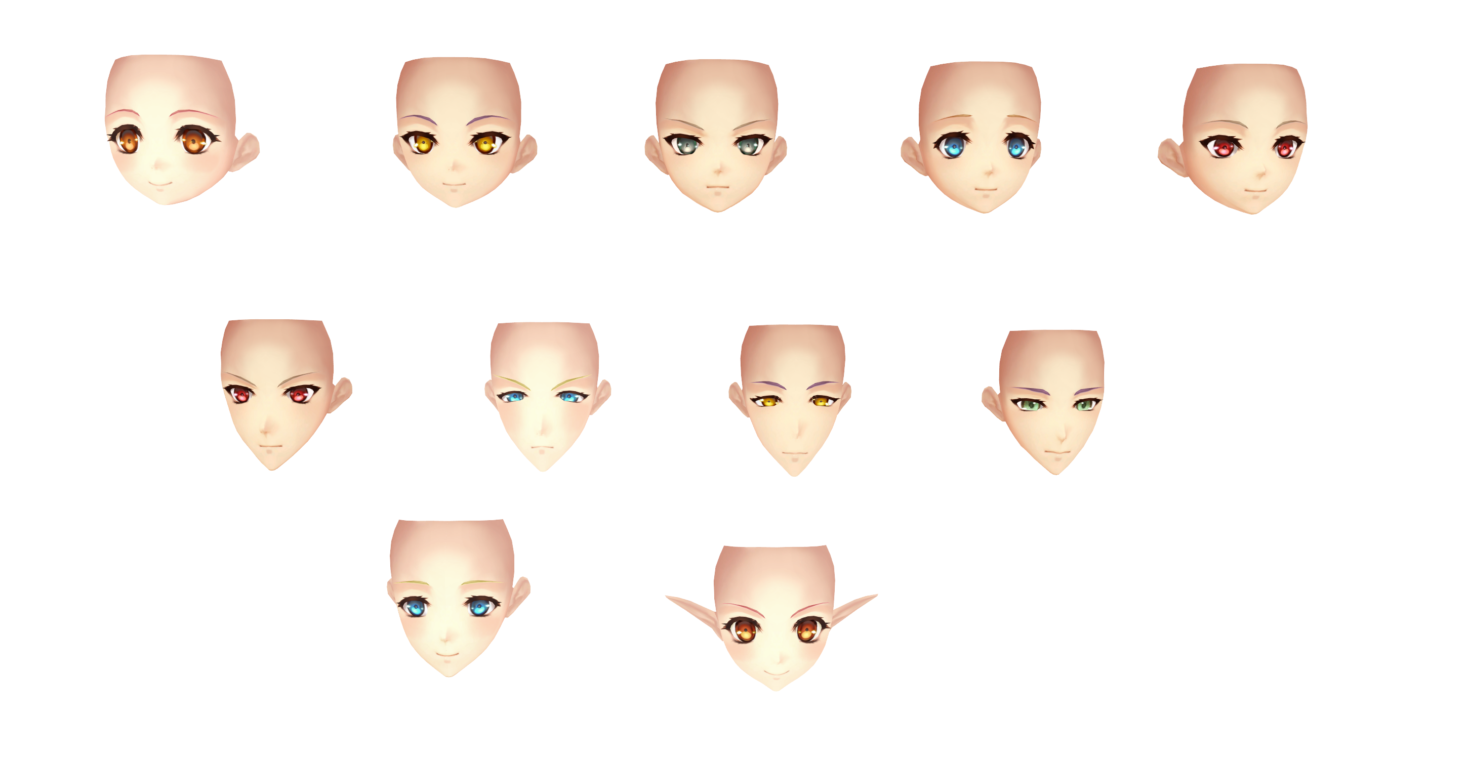 [MMD] Ar No Surge Face Pack -DL- by DeidaraChanHeart on DeviantArt