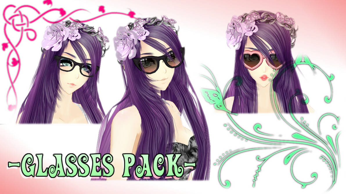 [MMD] Glasses Pack -DL- by DeidaraChanHeart on DeviantArt
