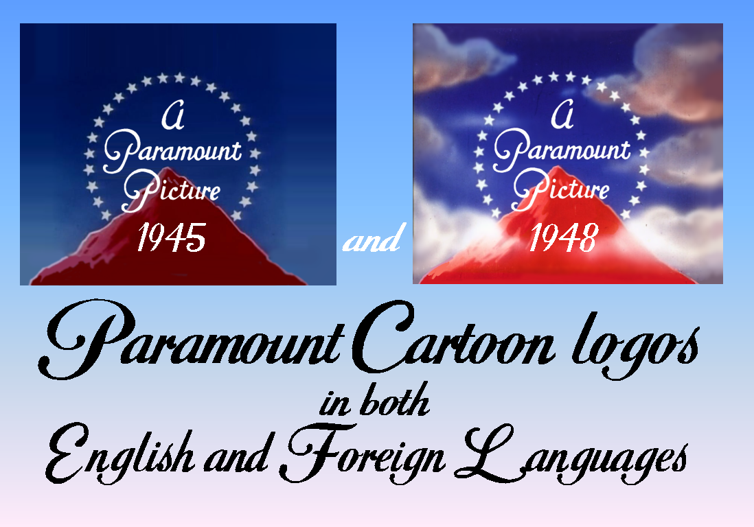 1945 and 1948 Paramount Cartoon logo language pack by MalekMasoud on ...