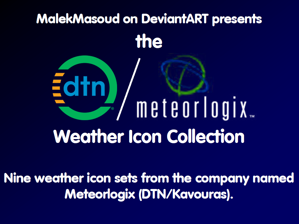 The DTN-Meteorlogix Weather Icon Collection by MalekMasoud on DeviantArt
