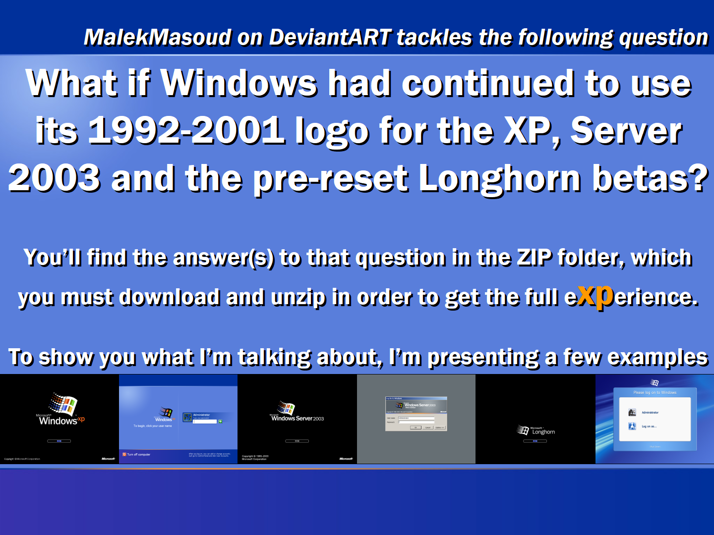 WinXP, Server 2K3 and LH stuff with 1992 flag logo by MalekMasoud on ...