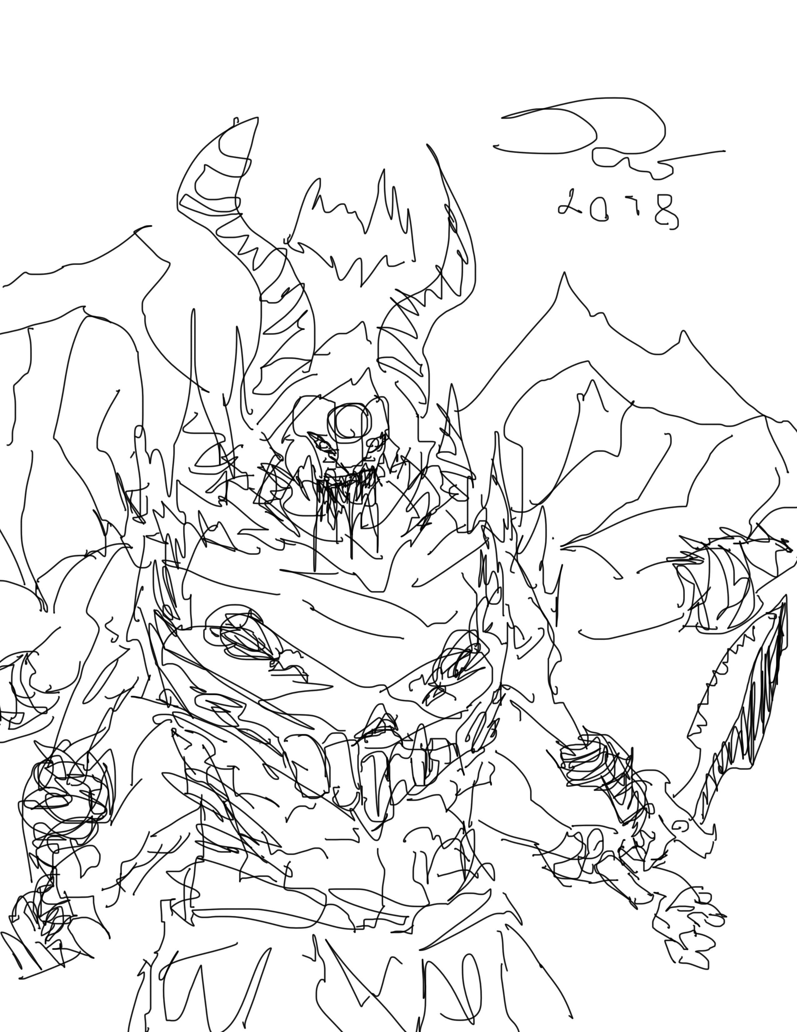 Six Arms Demon by Mister-D-Wolf on DeviantArt