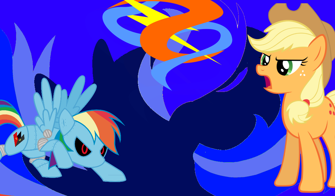 hot n cold rainbow dash vs applejack by shadowandtwilight on DeviantArt