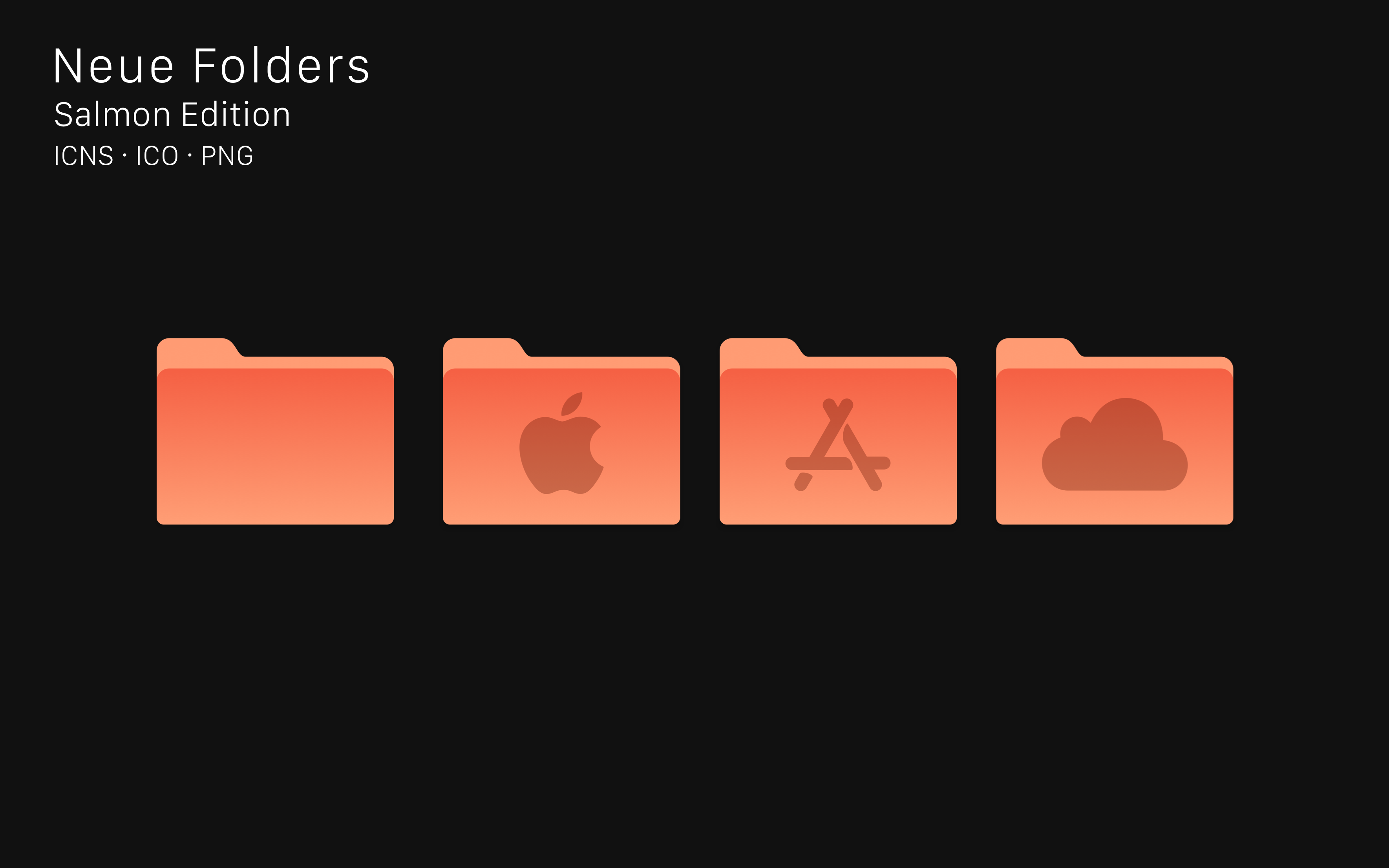 Neue Folders Iconpack - Salmon by oviotti on DeviantArt