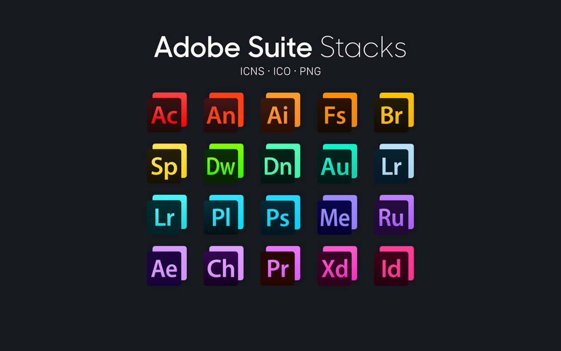 Adobe Suite - Icons - Stacks by oviotti on DeviantArt