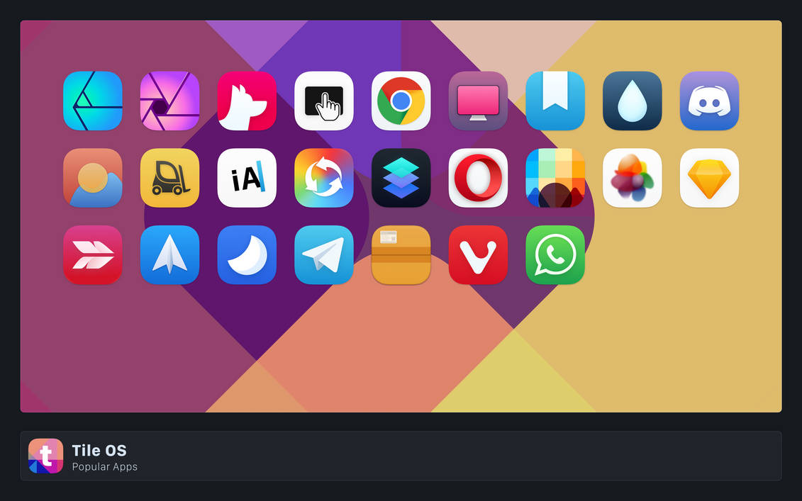 Tile OS - Part 3: Popular Apps by oviotti on DeviantArt