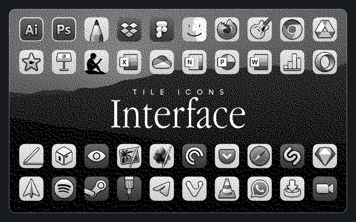 Tile Icons Interface - A macOS Iconpack by oviotti on DeviantArt