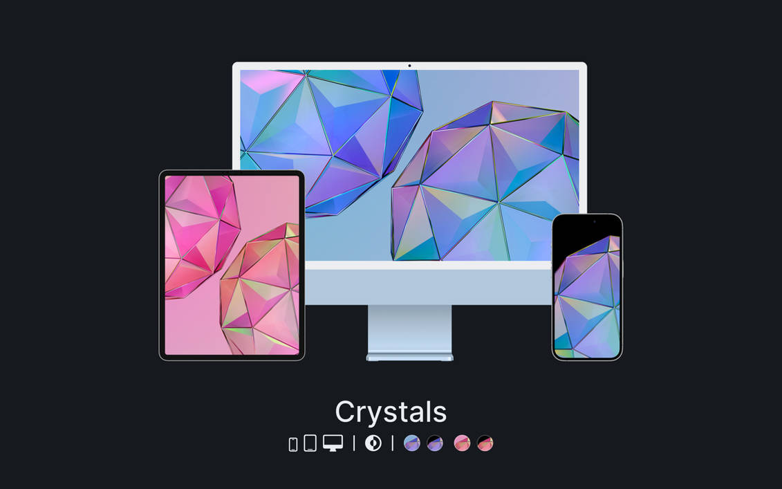 Crystals - Wallpapers by oviotti on DeviantArt
