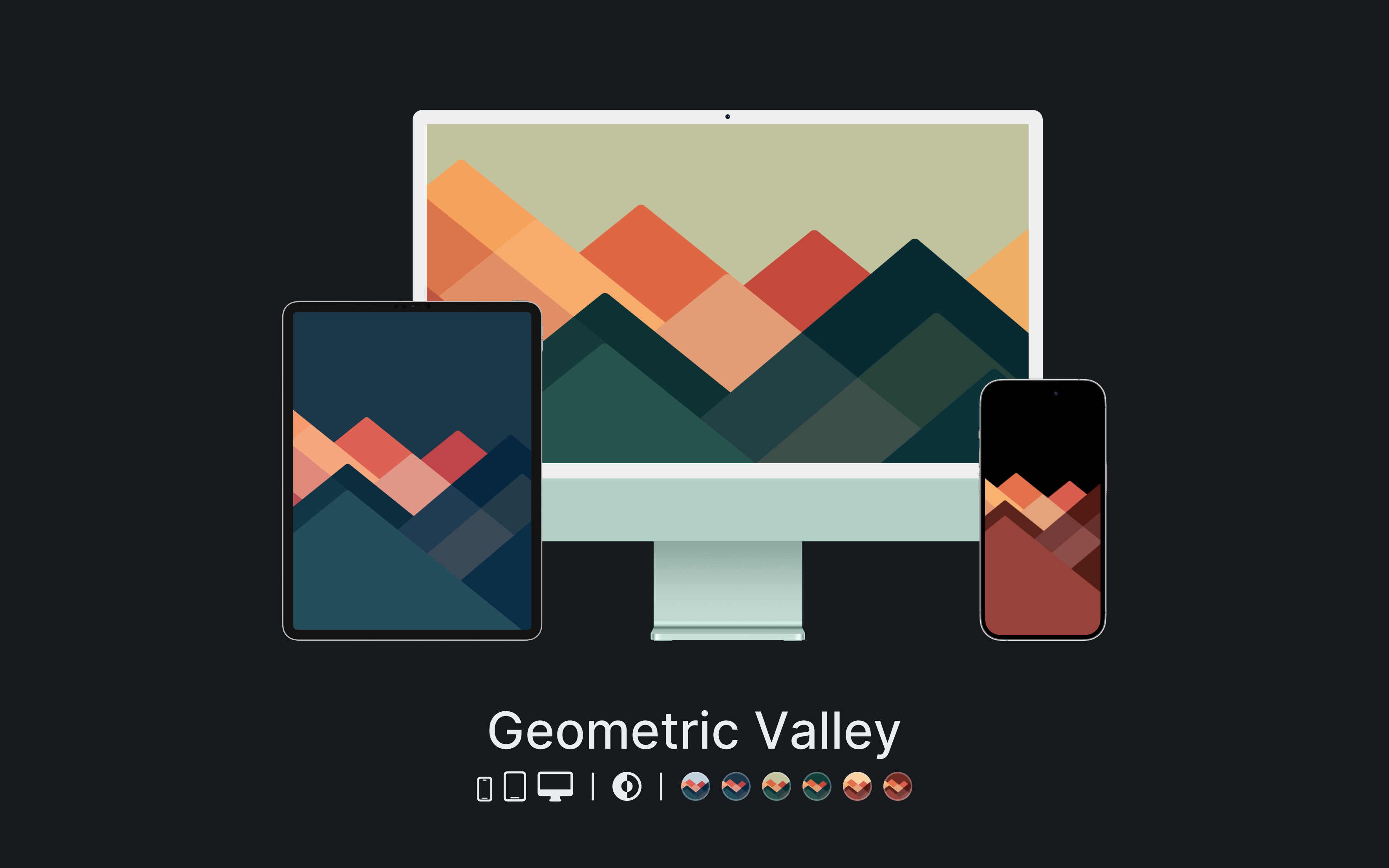 Geometric Valley - Wallpapers by oviotti on DeviantArt
