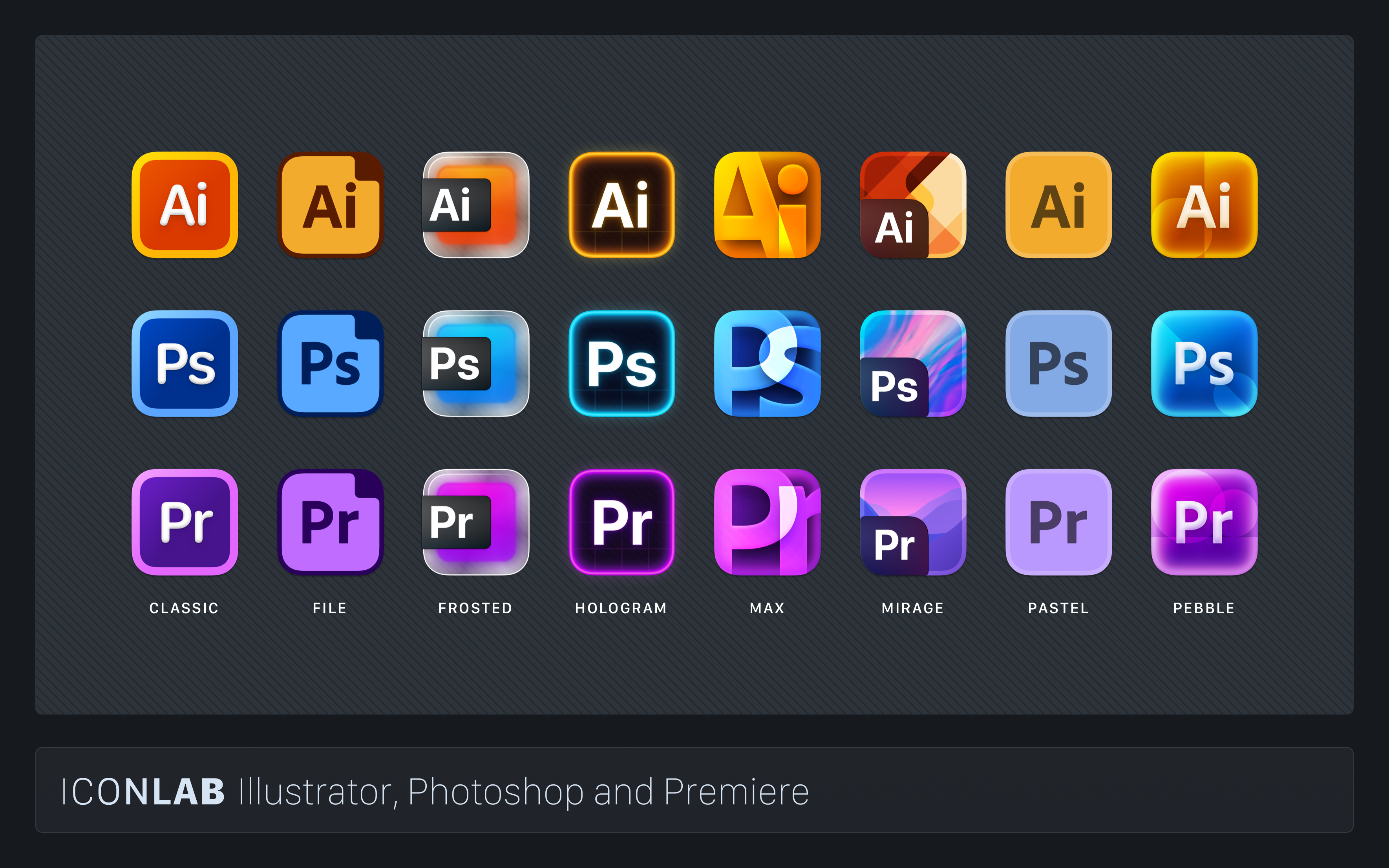 IconLAB: Illustrator, Photoshop and Premiere by oviotti on DeviantArt