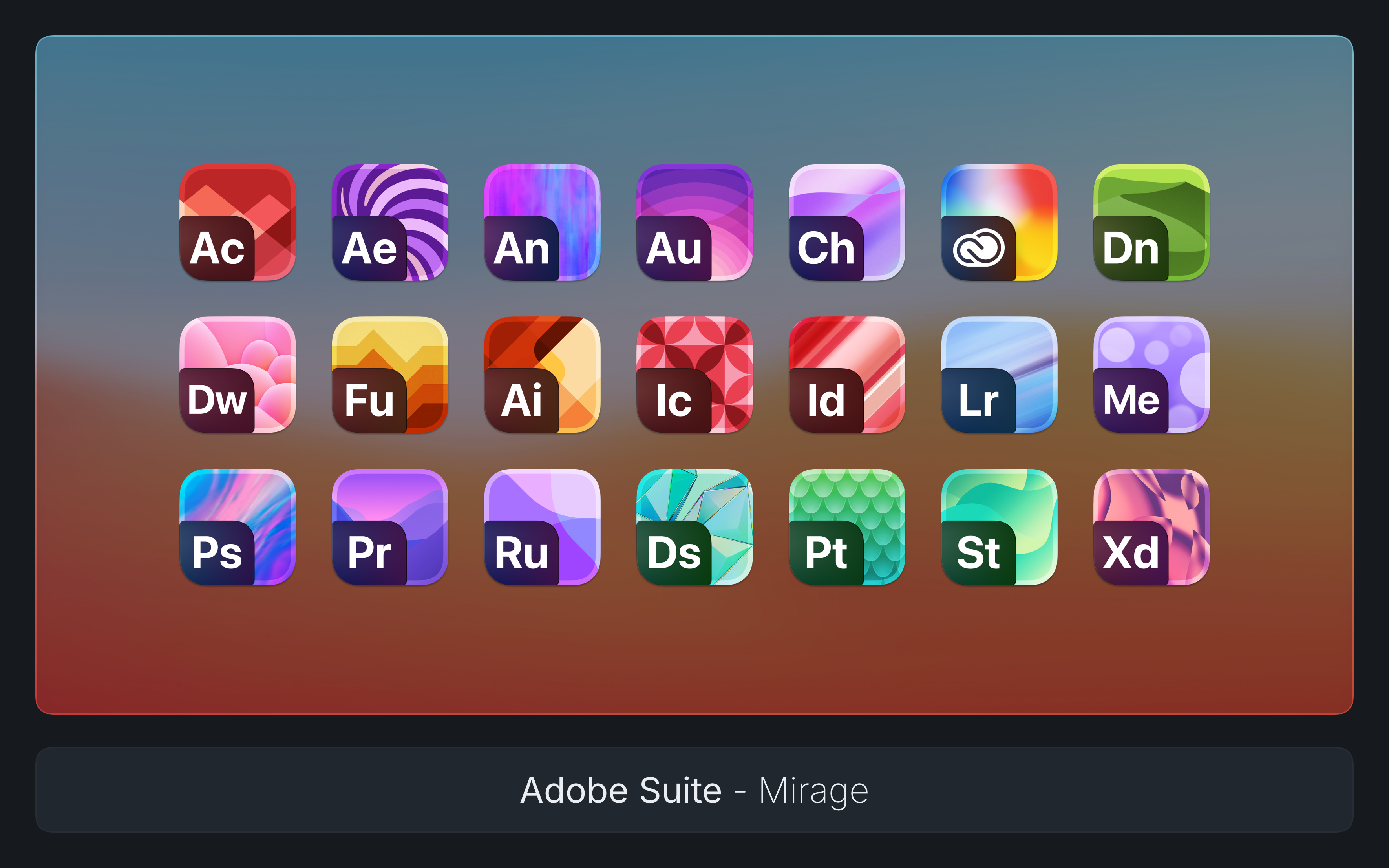 Adobe Suite Mirage - Icons by oviotti on DeviantArt