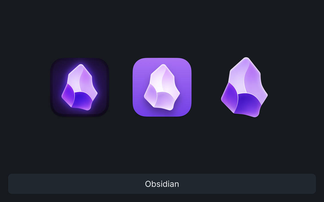 Obsidian - Icons by oviotti on DeviantArt