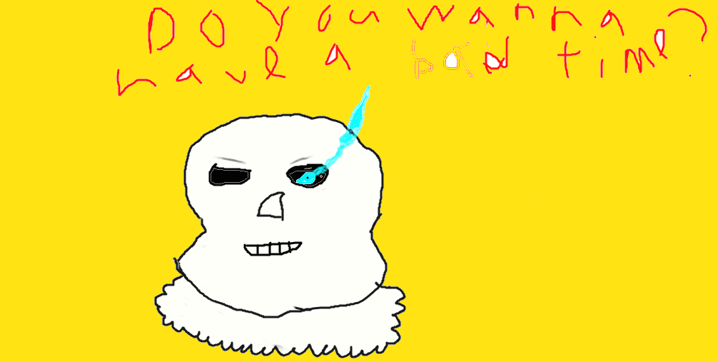 Angry Sans by tickledwarer22 on DeviantArt