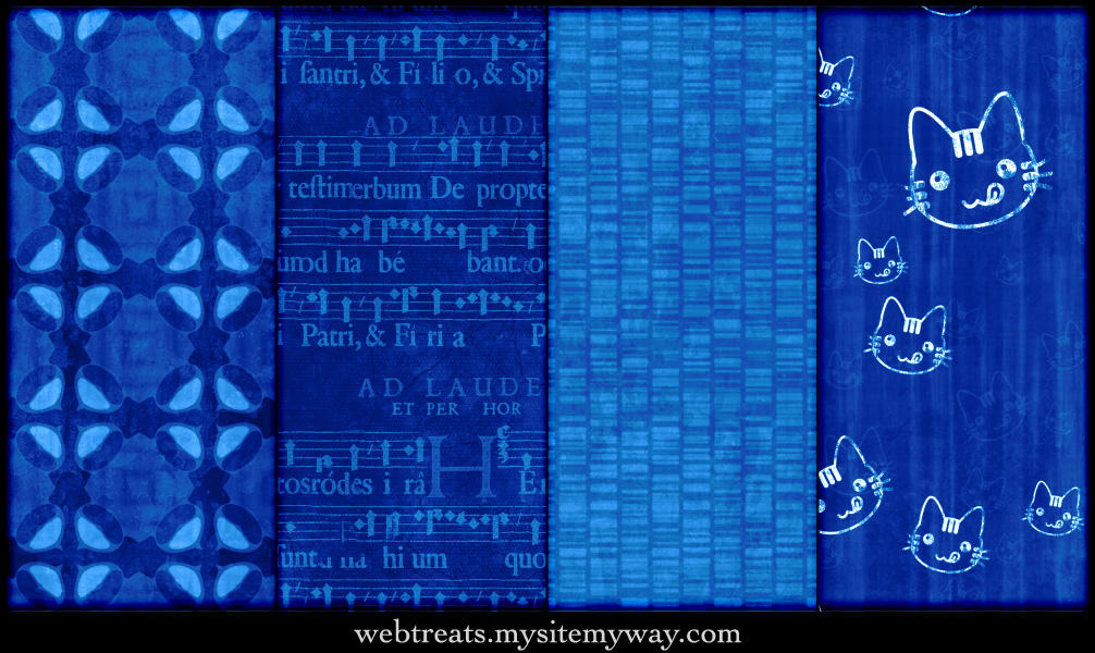 Vibrant Blue Seamless Patterns by WebTreatsETC on DeviantArt