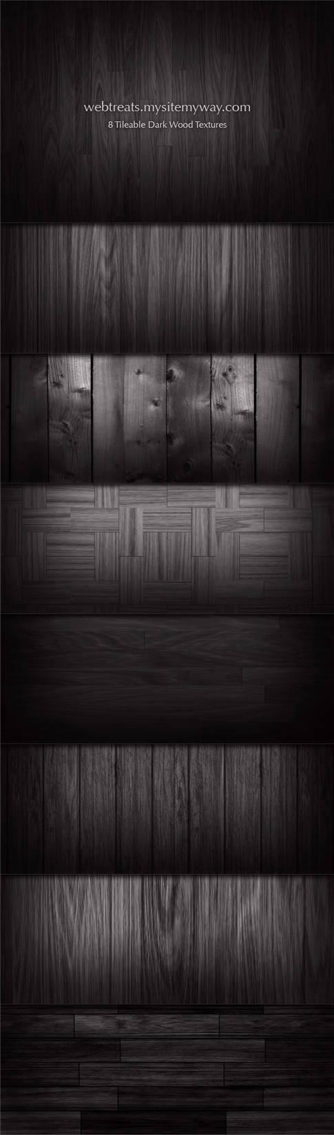 8 Tileable Dark Wood Textures by WebTreatsETC on DeviantArt