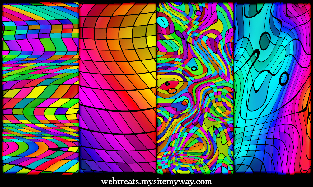 Chromatic Rainbow Patterns by WebTreatsETC on DeviantArt