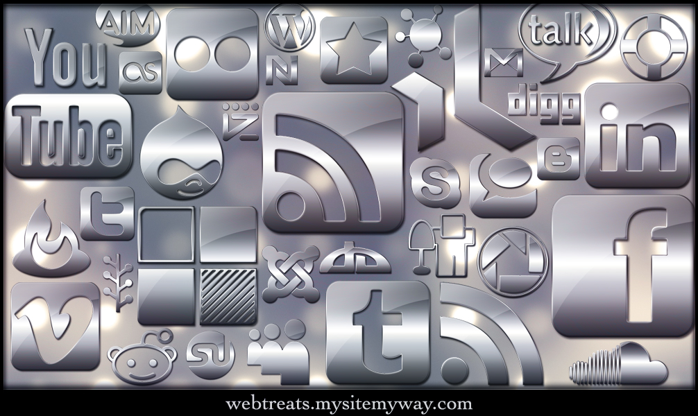 154 Simple Glossy Silver Icons by WebTreatsETC on DeviantArt