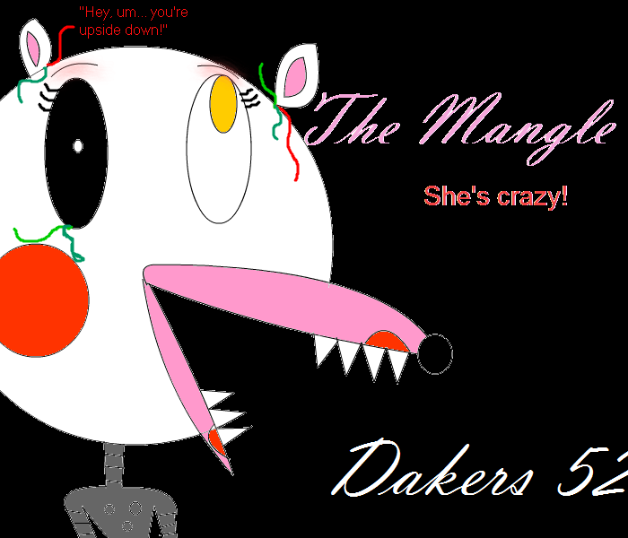 Mangle is Trying to Sleep! by Dakers52FNaF on DeviantArt