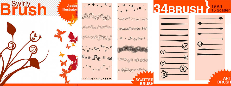 34 Swirly Vector Brush by misszoe on DeviantArt