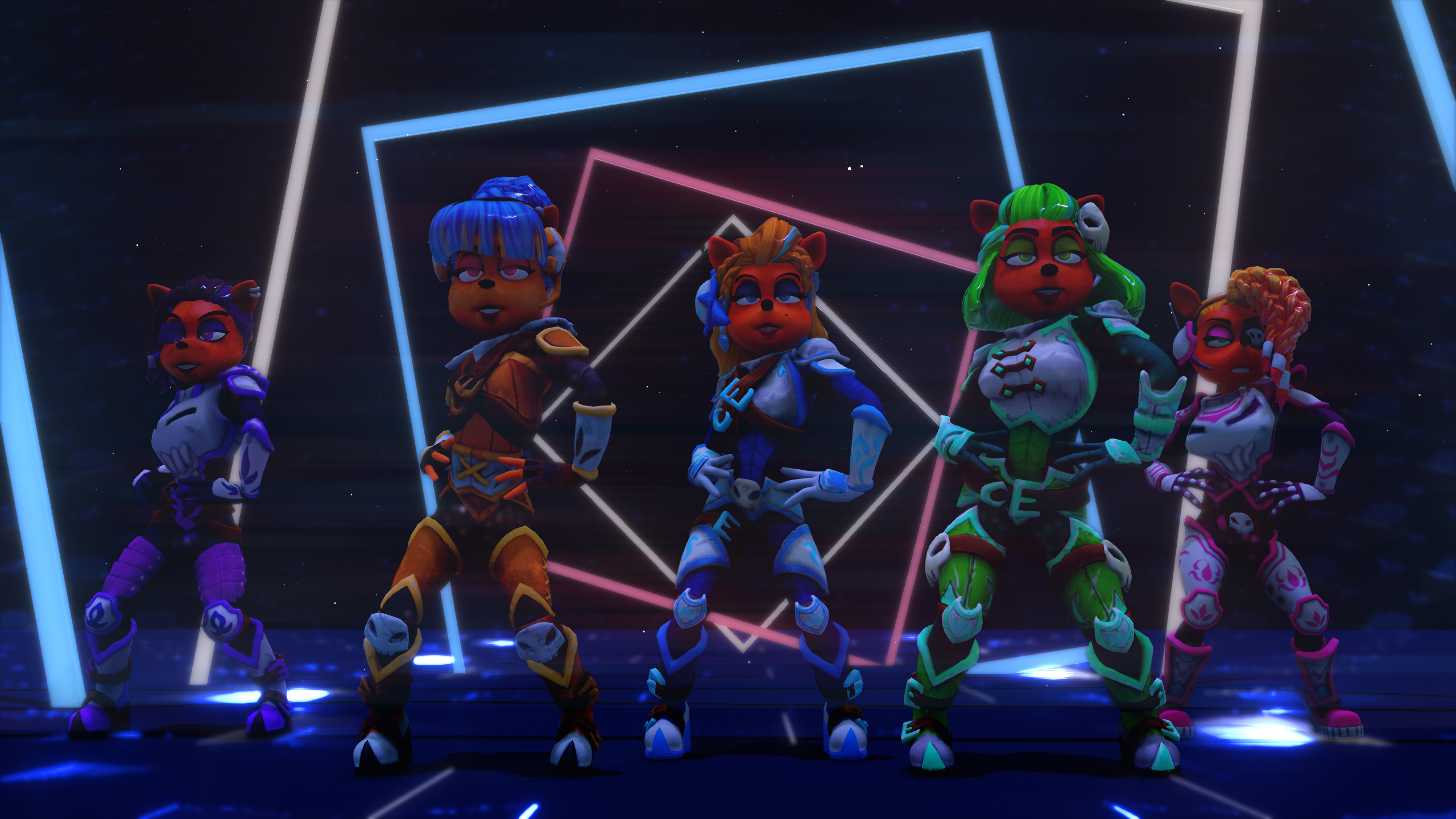 Nitro Squad [MMD] by BandicootCoco on DeviantArt