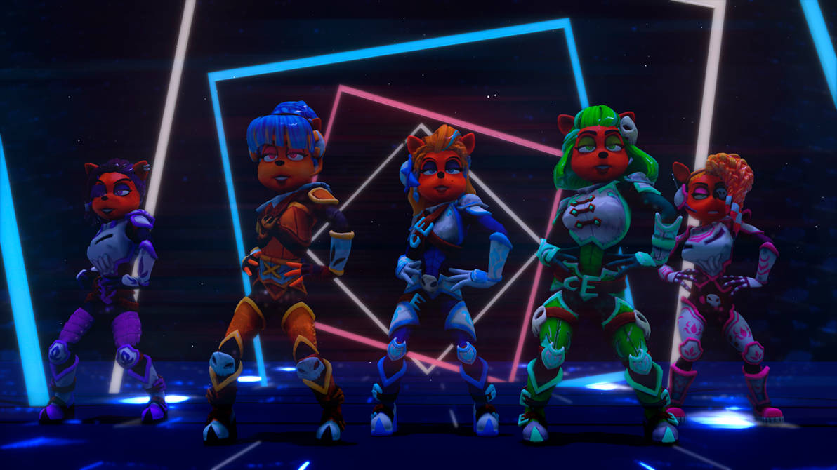 Nitro Squad [MMD] by BandicootCoco on DeviantArt