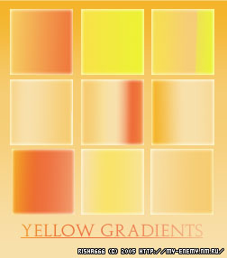 yellow gradients by Alterna666 on DeviantArt