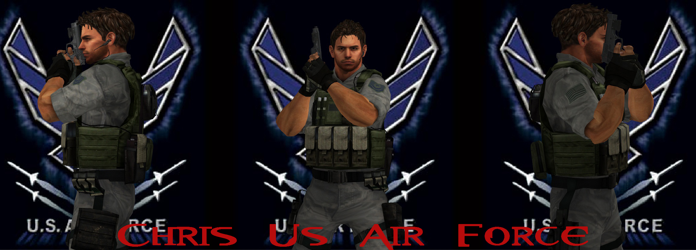 Chris Redfield, USAF Mod. by ChristopherJRedfield on DeviantArt