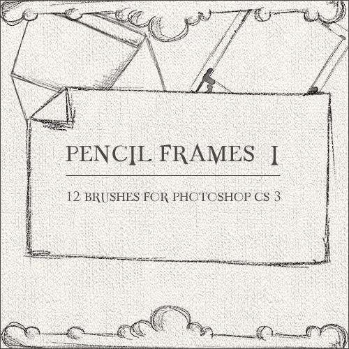 Pencil Frames I by GrayscaleStock on DeviantArt