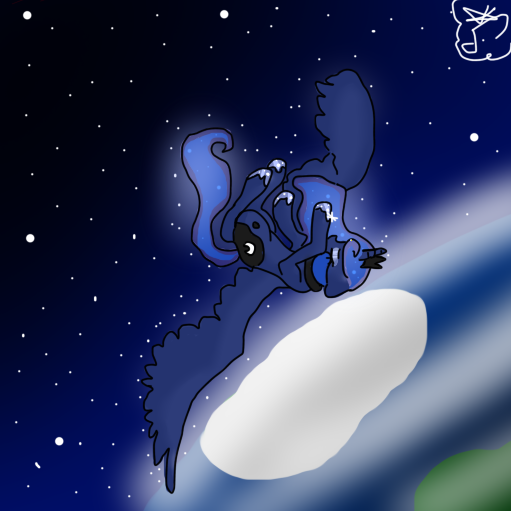 Luna fall by ponycoconutz123 on DeviantArt