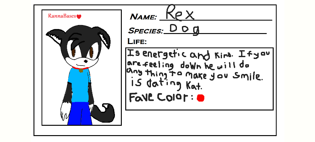 Rex the dog by Applejackbestpony5 on DeviantArt