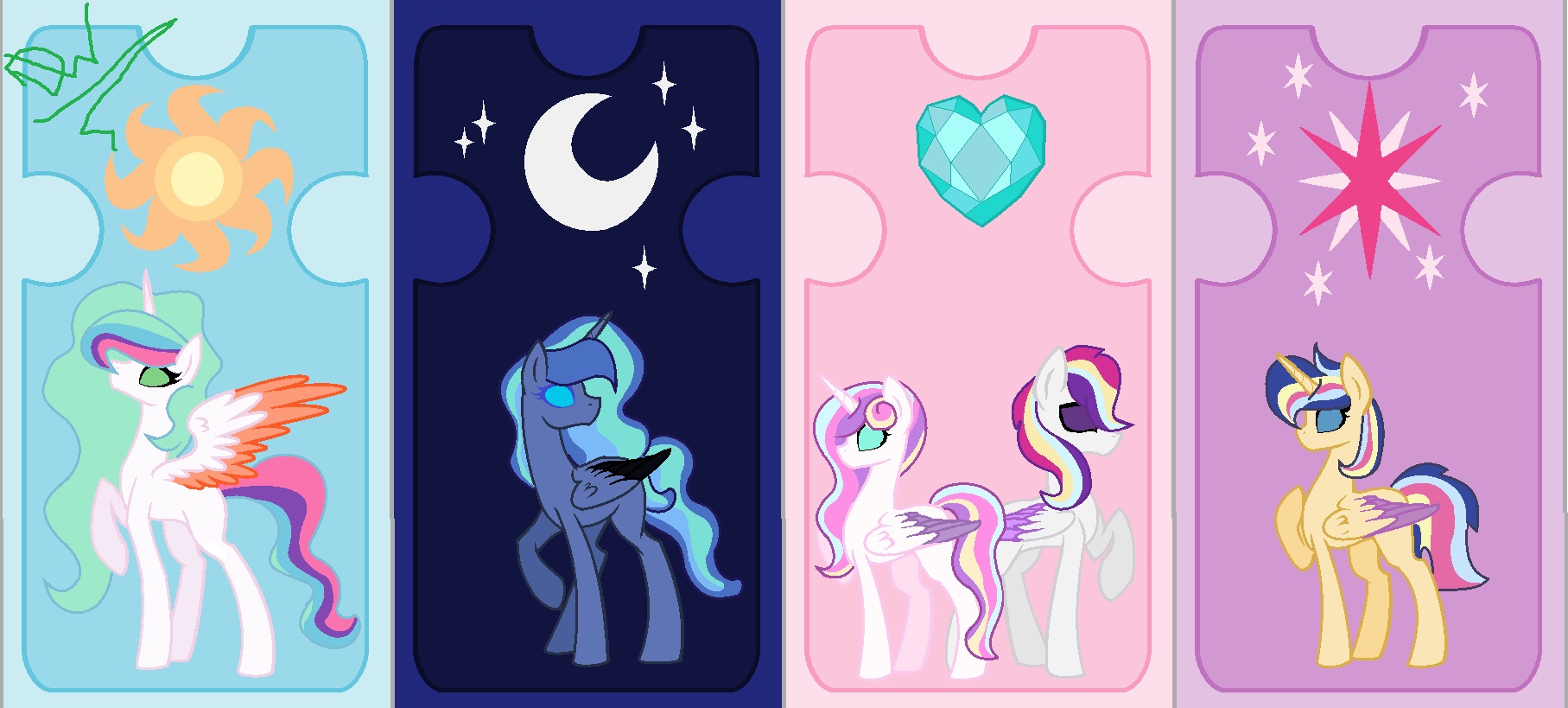 MLP: Princesses/Prince OC Rainbow Power.... by DiamondWolf2990 on ...