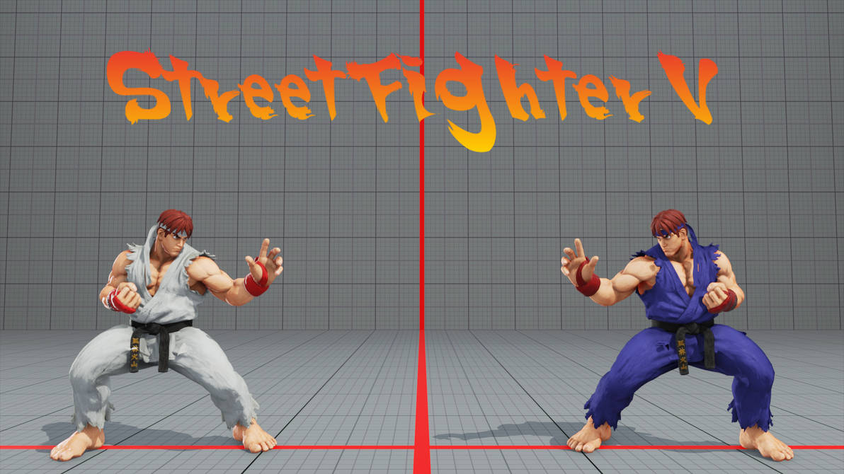 (Custom Ryu-Alpha-Colors by GekiPurple 2003) by GekiPurple on DeviantArt